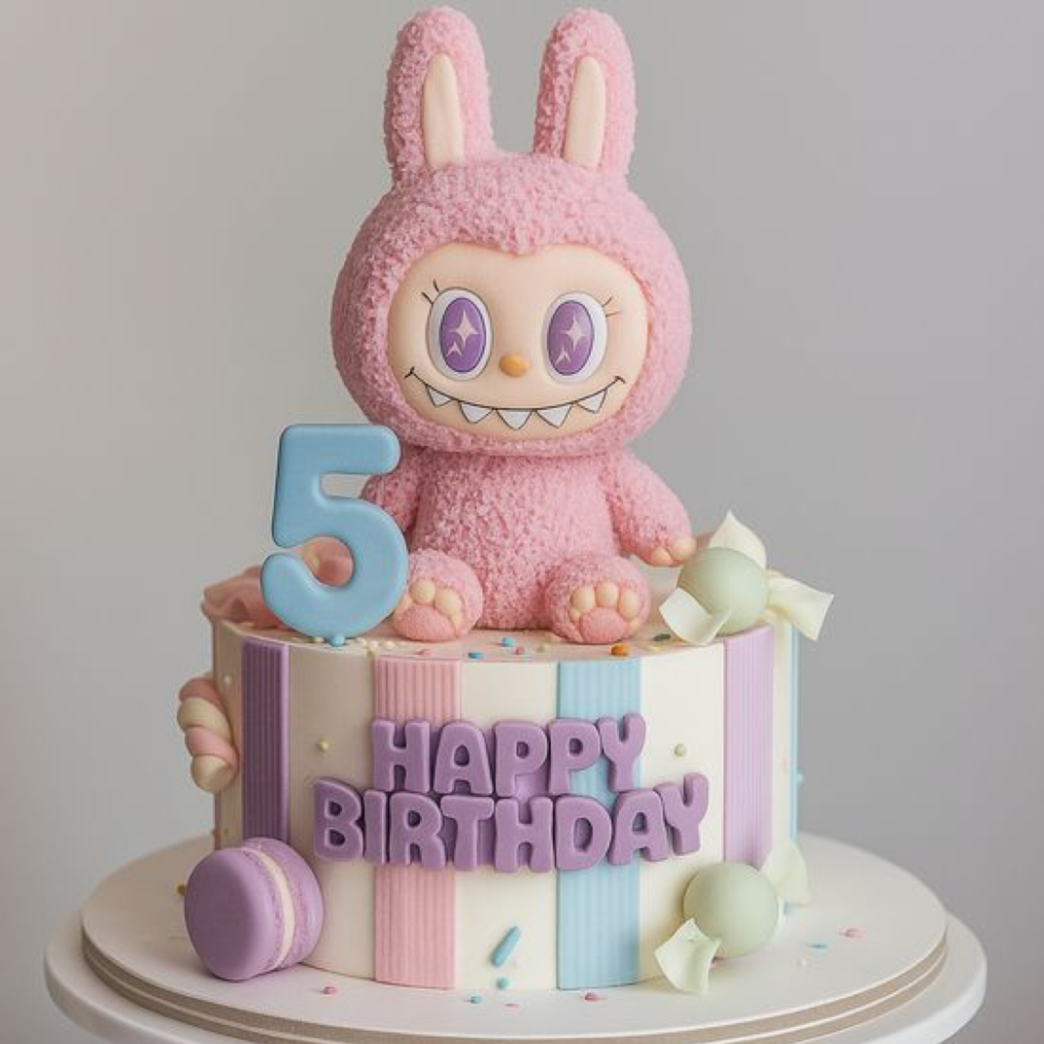 Labubu Figure Birthday Cake Dubai - Unique Cakes Online - Send to Dubai ...