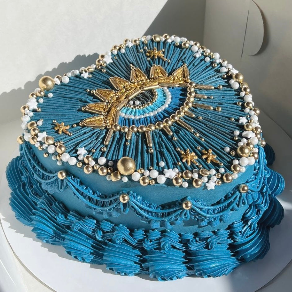 Blue Evil Eye Cake - Birthday Cake Delivery to Dubai - Order ONLINE ...