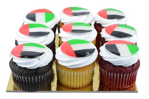 UAE National Day Flag Cupcakes - From 59.99 AED! - Shop Now – The ...
